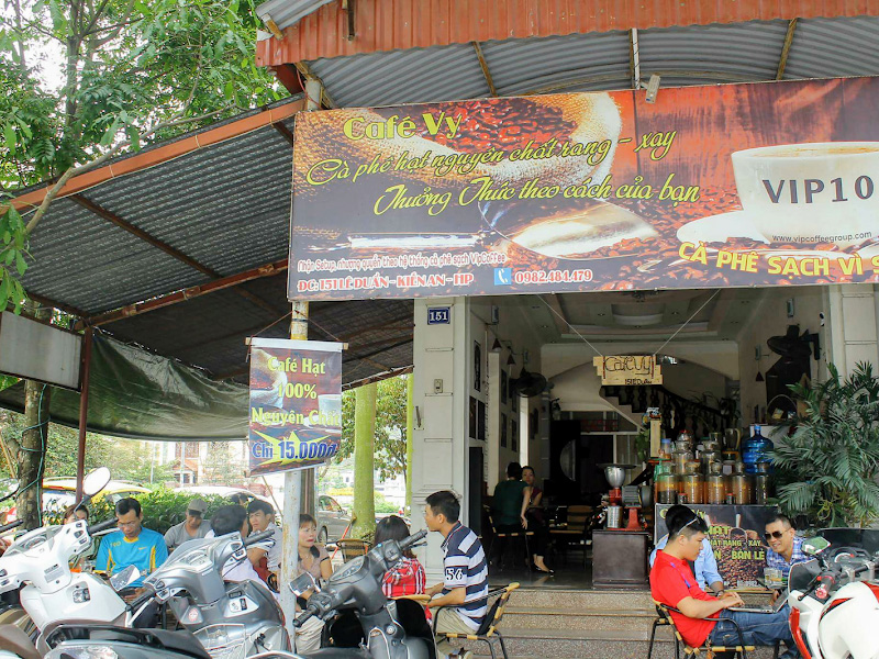 Quán Cafe Vy Hạt Rang Xay - 151 Lê Duẩn, Hải Phòng - Topin